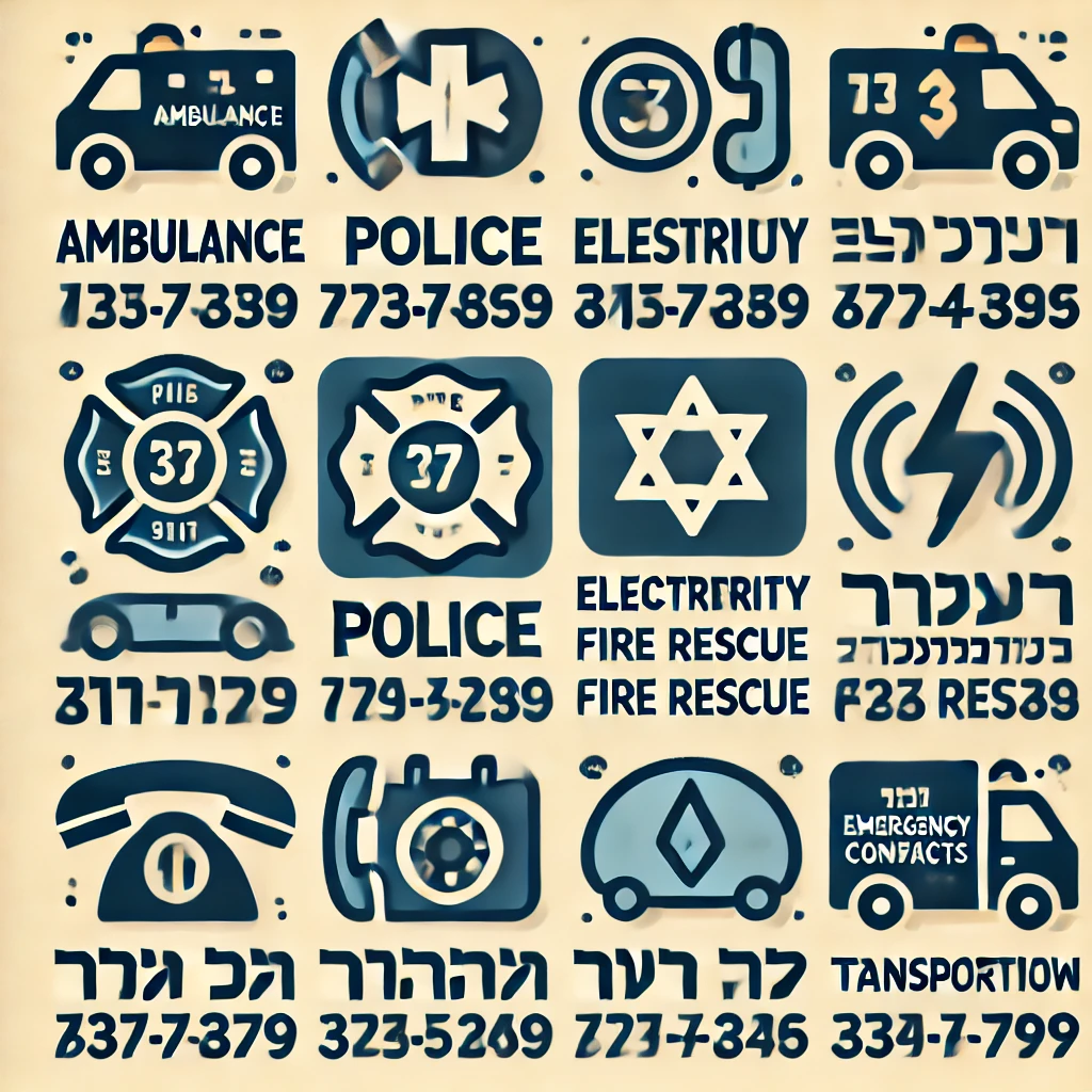 Essential Phone Numbers in Israel - Israel eSIM